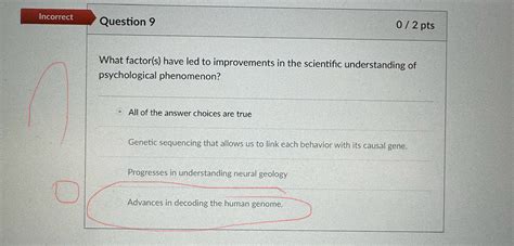 Solved Incorrectquestion 902 ﻿ptswhat Factor S ﻿have Led To