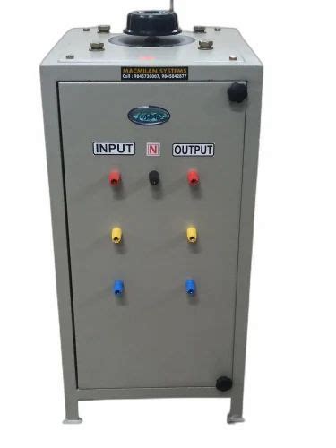 20 Kva Air Three Phase Variable Transformer For Testing Machinery 470 V At ₹ 24500 Unit In