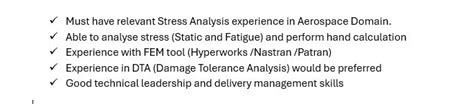 Paul Kirubakaranp On Linkedin Aerospace Structuresanalysis