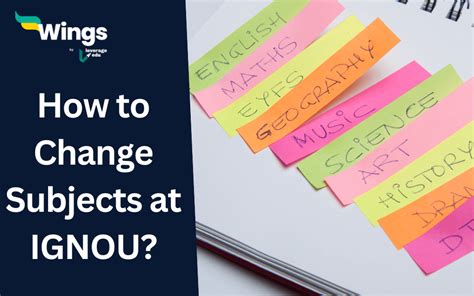 How To Change Subjects At IGNOU Leverage Edu