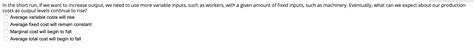 solved ОООО if a firm has atc 8 when output is 10 units