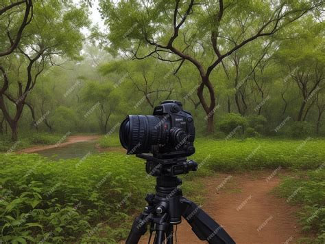Premium Ai Image Dslr On Jangal Beautiful Background