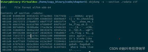 【5】ctf二进制分析实例payload二进制基础工具介绍objdump Etcctfstrings、strace使用教程 Csdn博客 【5】ctf二进制分析实例payload二进制基础工具介绍objdump Etcctfstrings、strace使用教程 Csdn博客