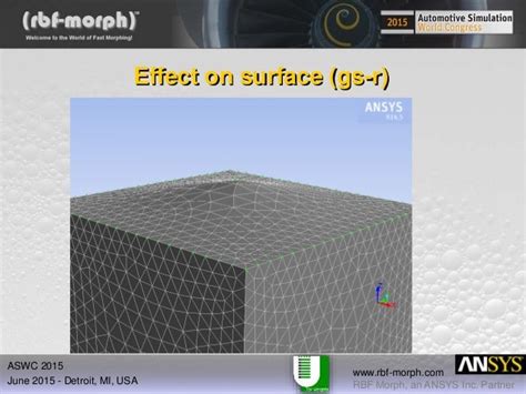 external aerodynamic optimization using ansys mesh morphing