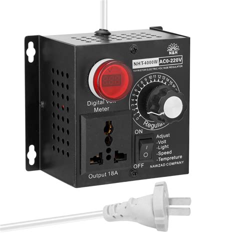 Adjuatable Dimmer NHT-4000W Variabele Spanning Con... – Grandado