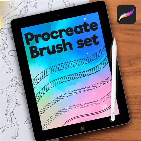 Procreate Brush Set Rope Etsy