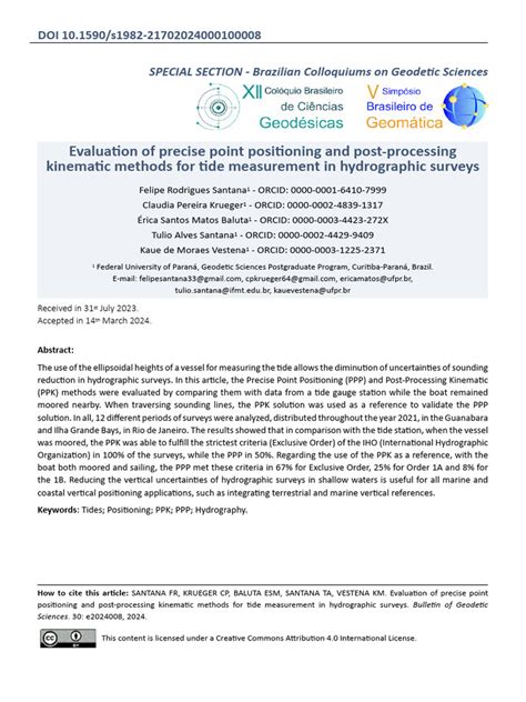 Evaluation Of Precise Point Positioning And Post Processing Pdf Surveying