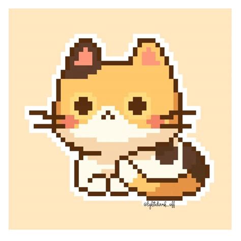 Merge Merge Cat Pixel Art