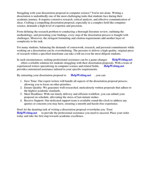 Dissertation Proposal Computer Science Example Pdf Thesis Doctor