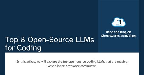 Top Open Source Llms For Coding