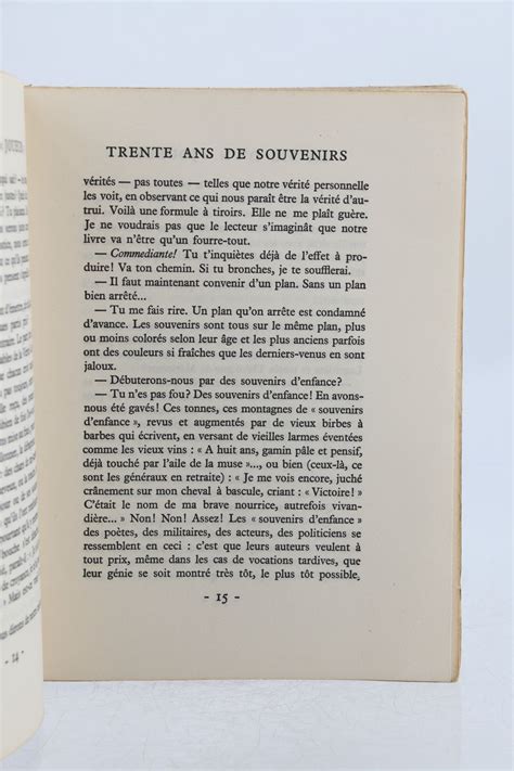 Gaillard La Vie D Un Joueur Trente Ans De Souvenirs Signed Book First Edition Edition