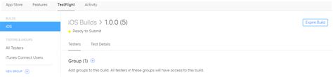 xamarin ios app not available for internal testing in testflight