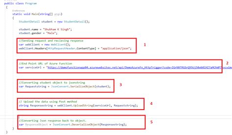 SHREWAYS Call Azure Function Using Console Application Part