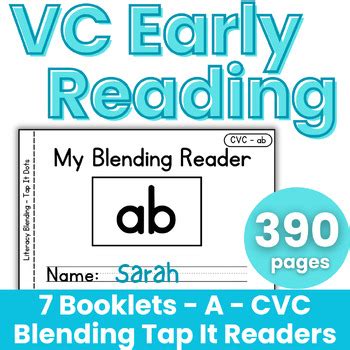 Blending CVC Words Worksheet Emergent Reader Decodable Readers RTI Reading Int