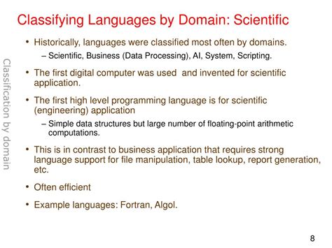 Ppt 03 60 440 Principles Of Programming Languages Classification Of