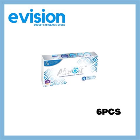 Maxvue Airsoft Monthly Disposable Contact Lenses 6pcsbox Lazada