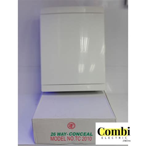 TC Tham Chee Way Conceal Flush Type PVC Plastic DB Box Enclosure Lazada