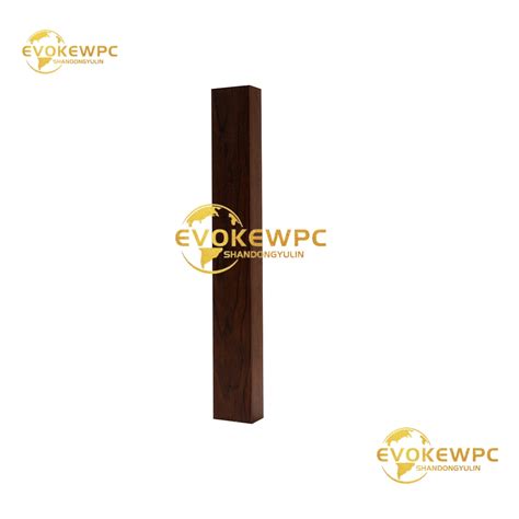 Evokewpc WPC Indoor Timber Tube Timber Ceiling Wooden Composite Fence China WPC Wall Panel