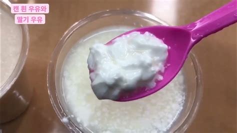 캔 우유 실험 Youtube