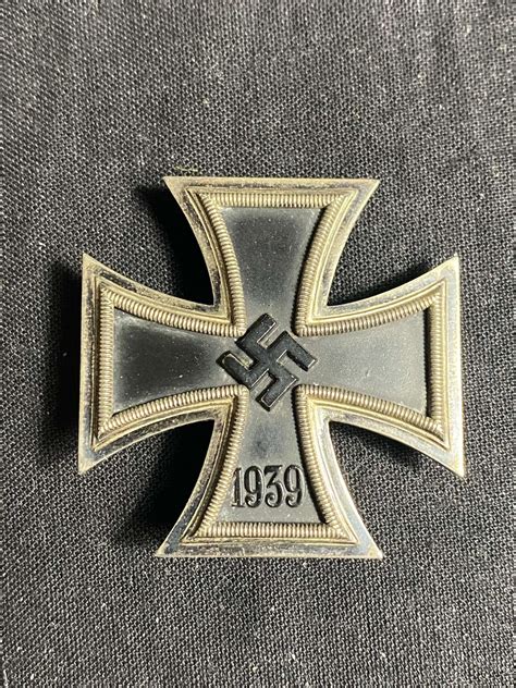 Rare Ww2 German Iron Cross 1st Class Deumer In Gallantry And Honours