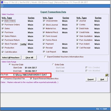 How To Import Busy Data In Marg Software