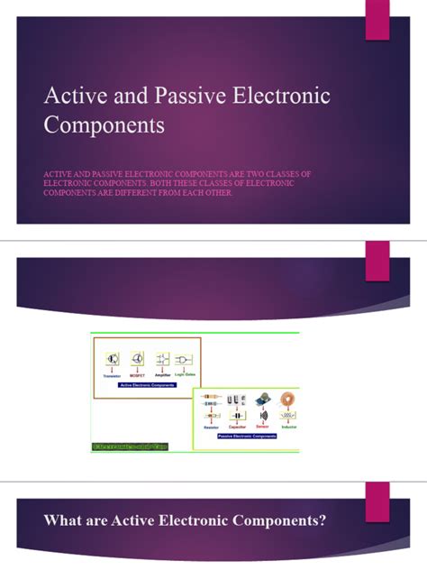 Active And Passive Electronic Components Pdf