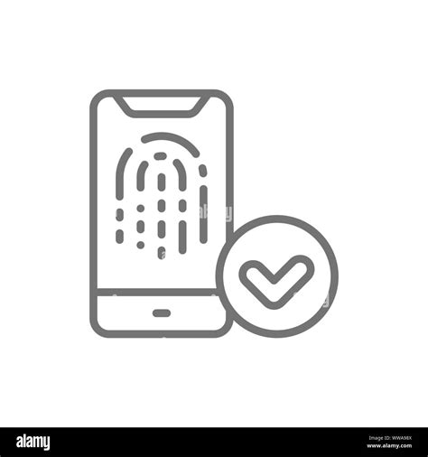 Fingerprint Analysis Stock Vector Images Alamy