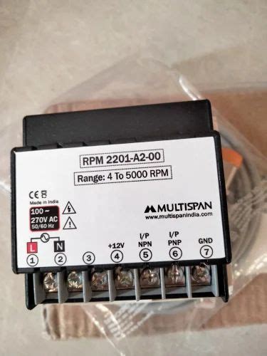 Plastic Digital Rpm Meter With Proximity Sensor For Industrial At