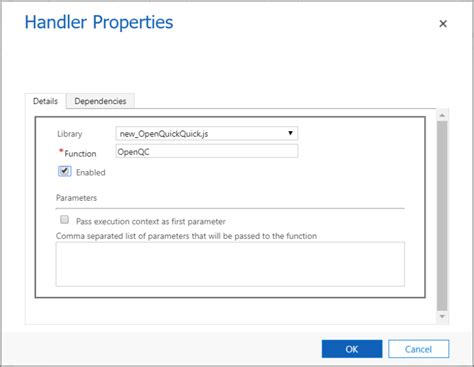 Opening A Quick Create Through JavaScript Carl De Souza