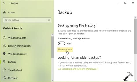 How To Change File History Drive In Windows
