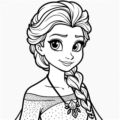 Free Elsa Coloring Pages Unleash Your Creativity With Frozens Queen