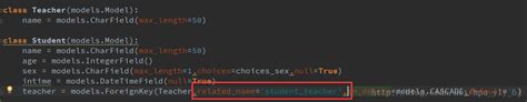 Django外键（foreignkey）操作以及relatedname的作用django Foreignkey Csdn博客