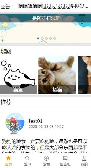 GitHub tumi pet forum vue vue vue router vuex vant 宠物交流平台移动端
