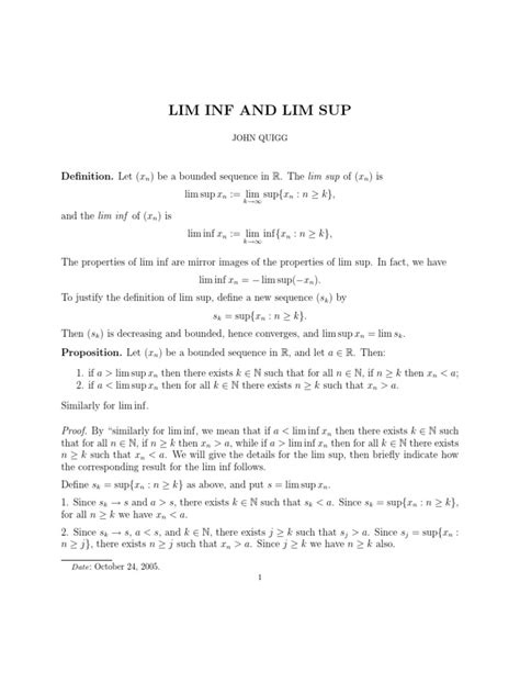 Limsup Pdf Mathematical Objects Mathematical Concepts