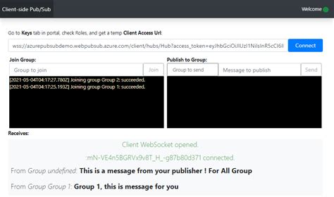 Getting Started With Azure Web Pubsub Service Daily Net Tips