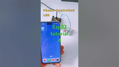Esp32 Tutorial 4control An Led With Your Phone Using Esp32 And
