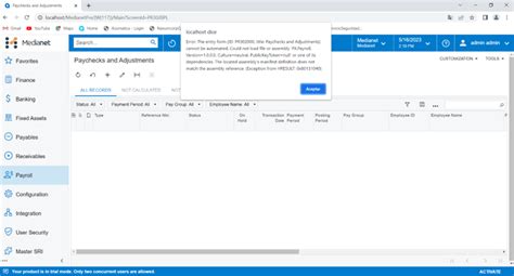 Problem With Updated Payroll Dll In R Community