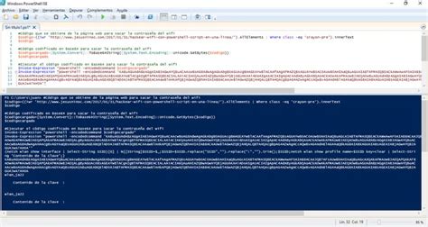 hackear wifi con powershell explicación codificando en base64
