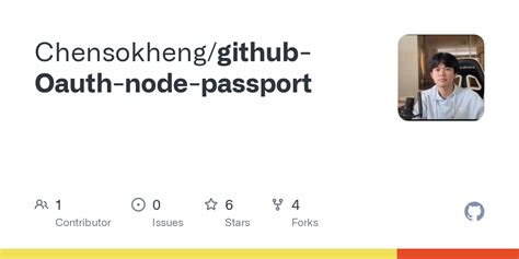 Github Chensokhenggithub Oauth Node Passport
