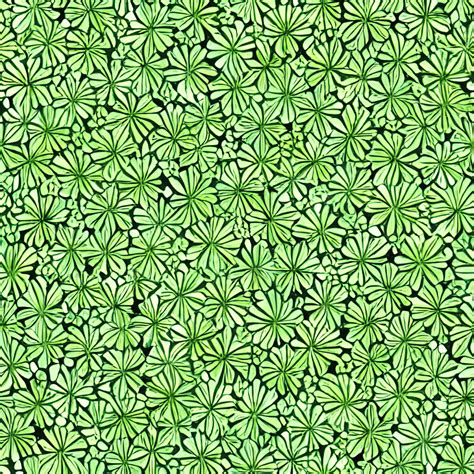 Beautiful Clover Leaf Patterns Digital Paper · Creative Fabrica