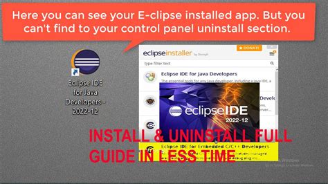 quick and easy uninstalling and installing eclipse ide on windows 10