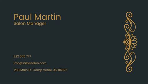 Free Minimalist Business Card Templates Editable And Printable