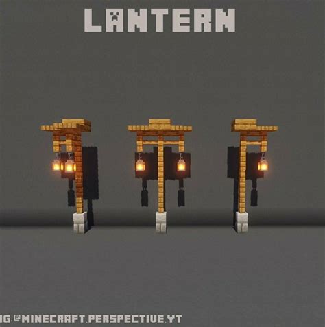 Minecraft Lantern Designs