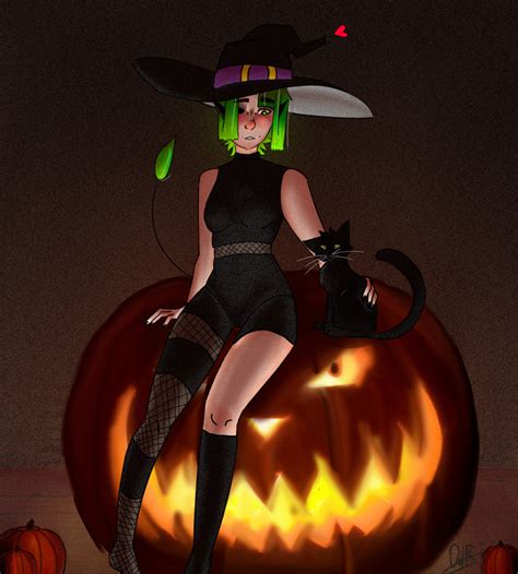 Иллюстрация Хелловин в стиле 2d компьютерная графика