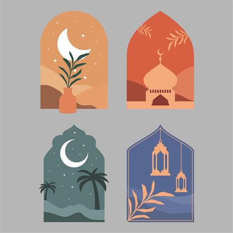 Premium Vector Islamic Background Element
