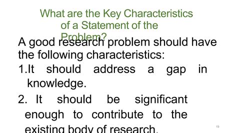 Sop Statement Of The Problem Research 1 Pptx Education