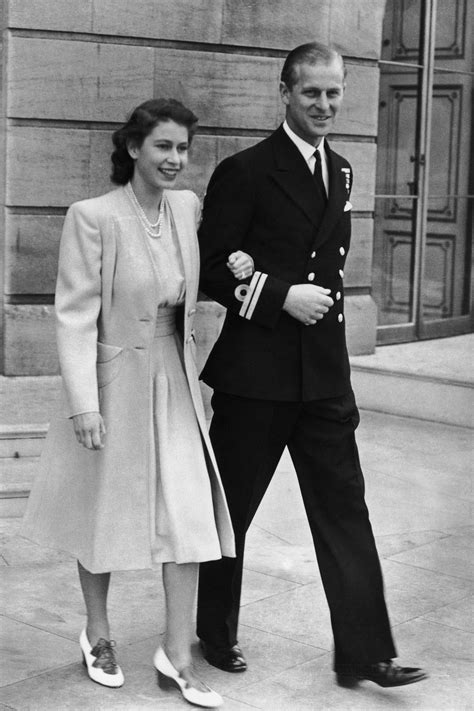 Queen Elizabeth And Prince Philip Young