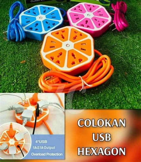 Jual Stop Kontak Hexagon Usb Soket Colokan Listrik Charger Smart Power Di Seller Ardani Berkah