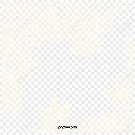 손으로 그린 웨딩 레이스 장식 테두리 일러스트 나비식물곡선 Png 일러스트 무료 다운로드 Lovepik