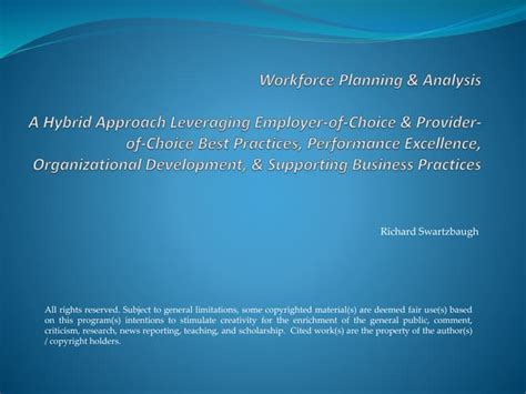 Workforce And Workstream Planning And Analysis Pptx
